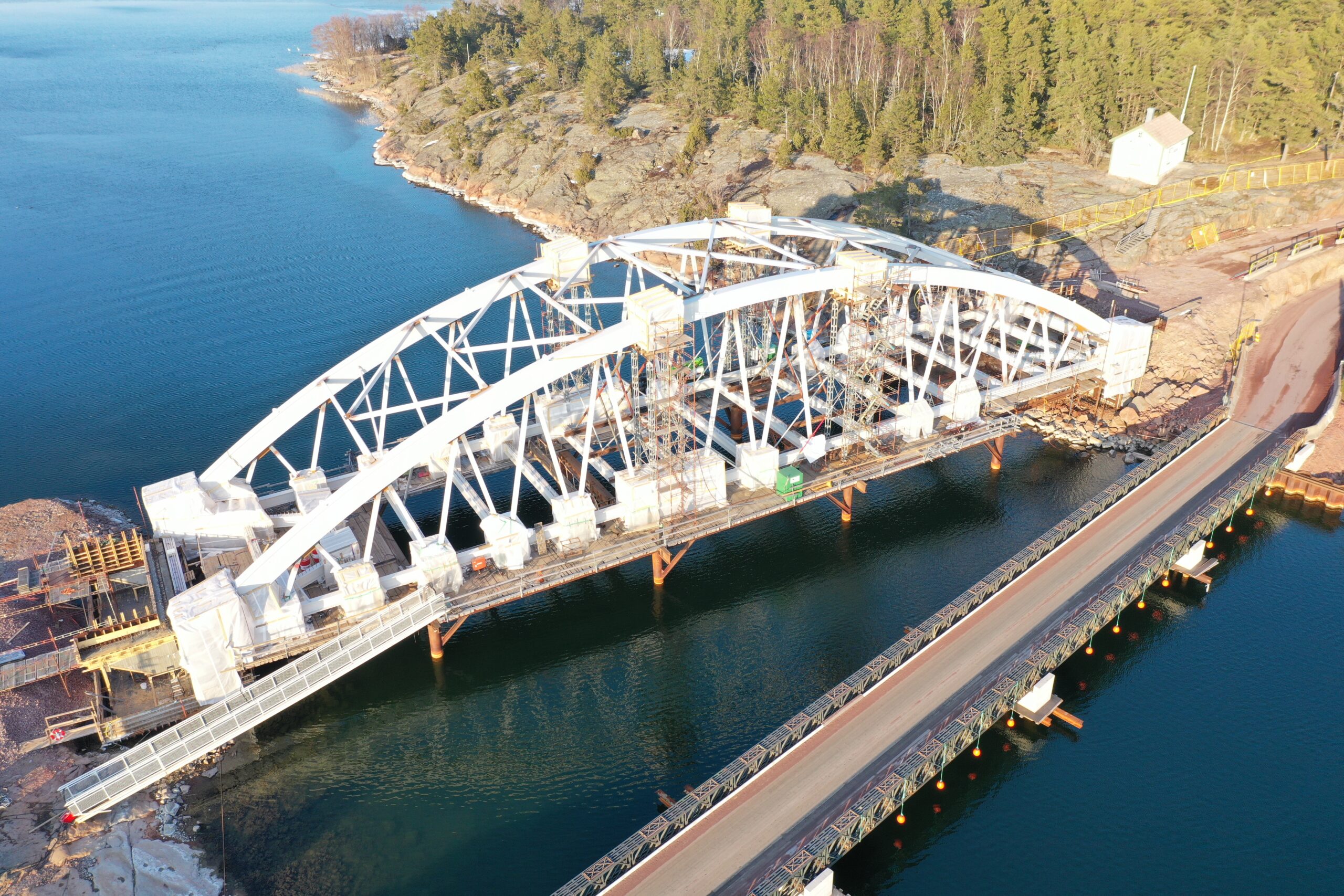 Langerbalksbro över Bomarsund på Åland - Tidningen Stålbyggnad
